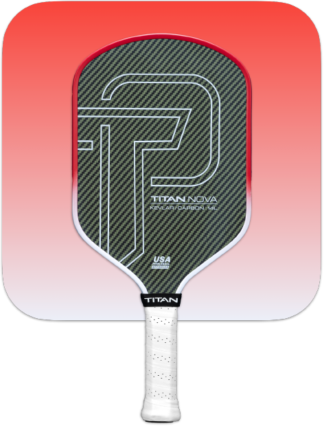 Buy Pickleball Paddles | Titan Pro Titanium 16L Carbon Fiber Paddle